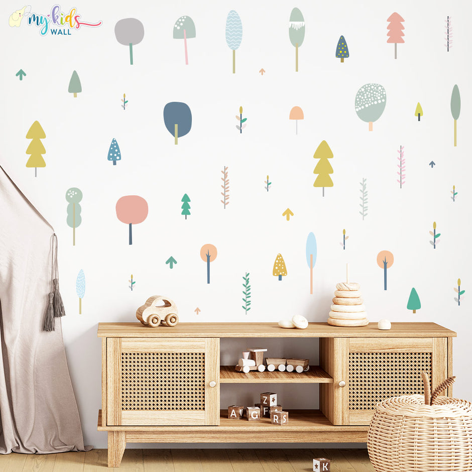 Kids Wall Stickers | Polka Dots Colorful Wall Stickers – My Kids Wall