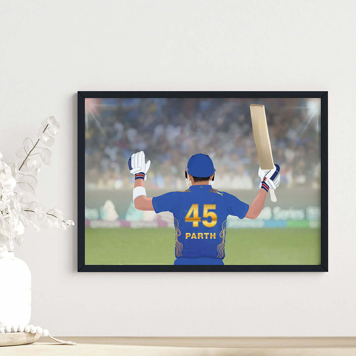 Cricket wall art | Personalized cricket posters for kids – My Kids Wall