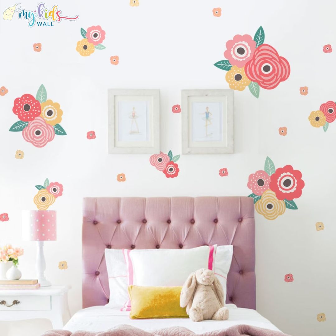 'Blooming Flowers' Wall Stickers – My Kids Wall