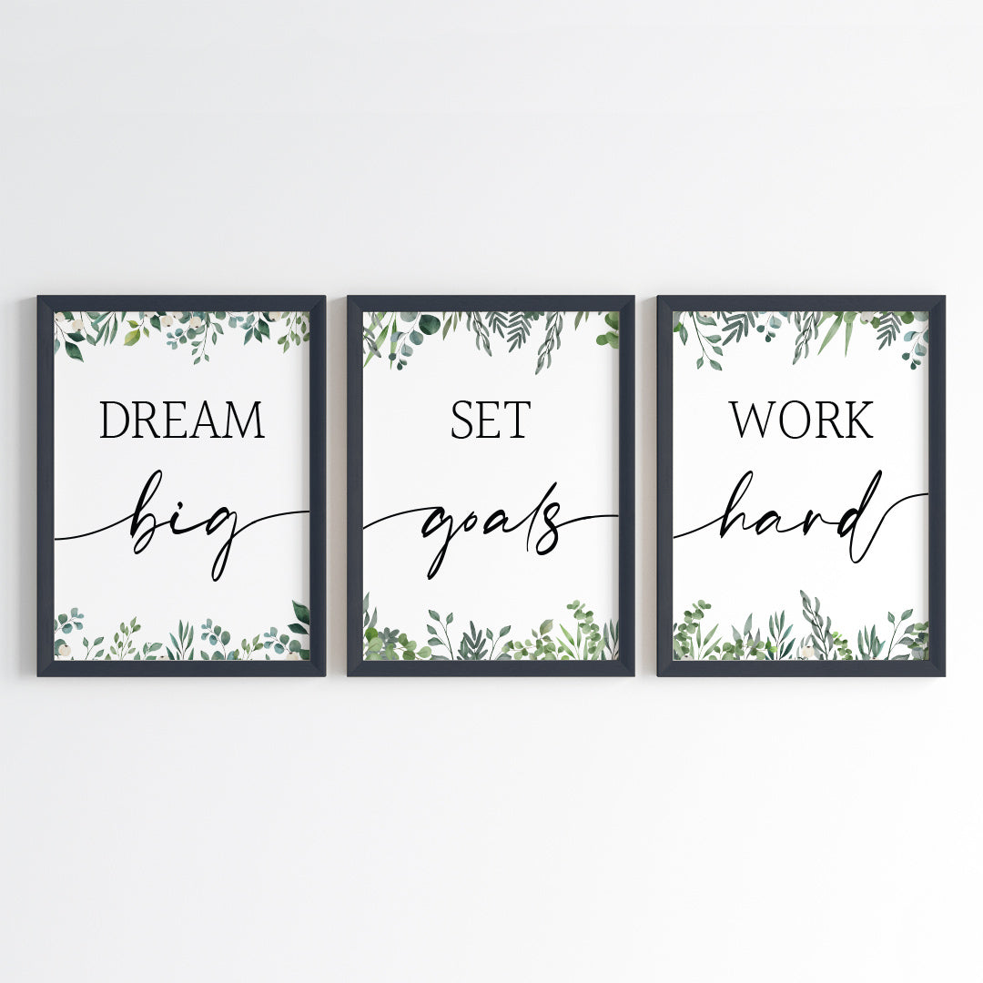 'Daily Inspiration & Motivation' Wall Art (Framed) – My Kids Wall