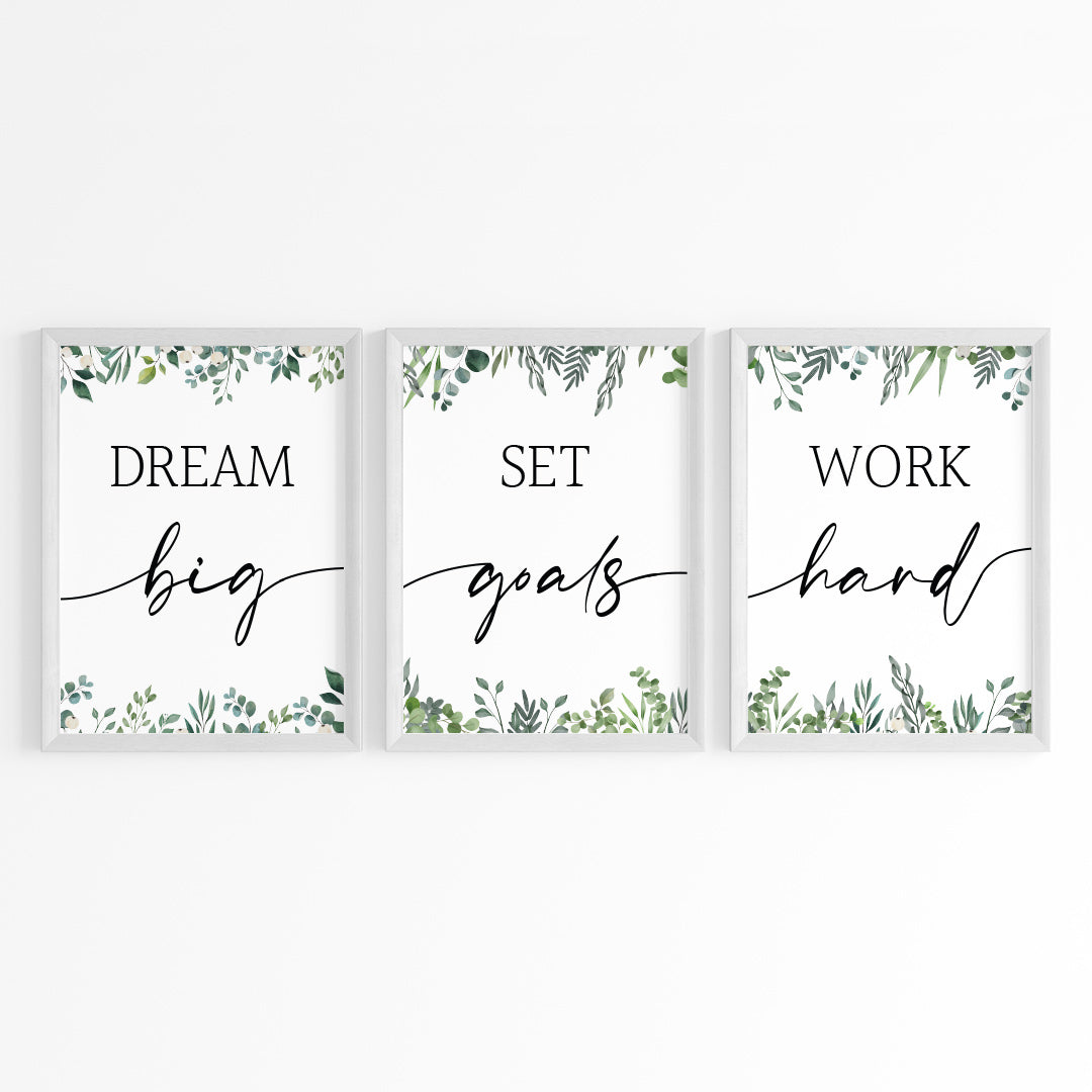 'Daily Inspiration & Motivation' Wall Art (Framed) – My Kids Wall